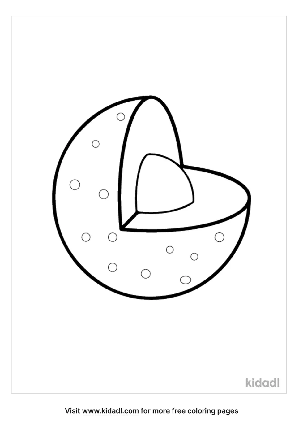 Nucleus Coloring Page | Kidadl
