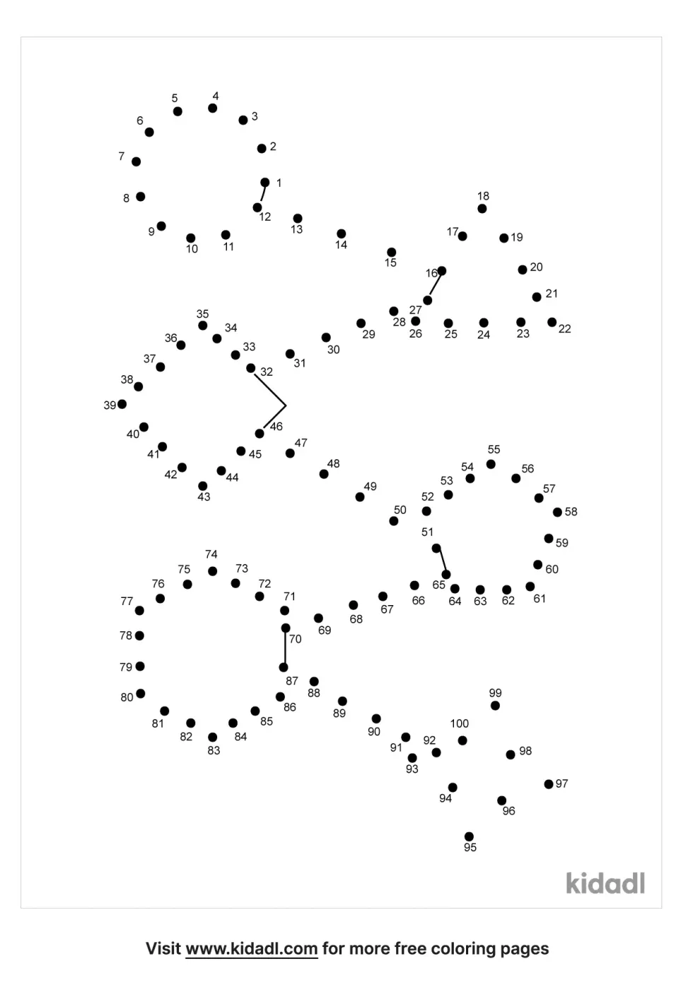 Geometric Shapes Dot To Dot (Hard) | Kidadl