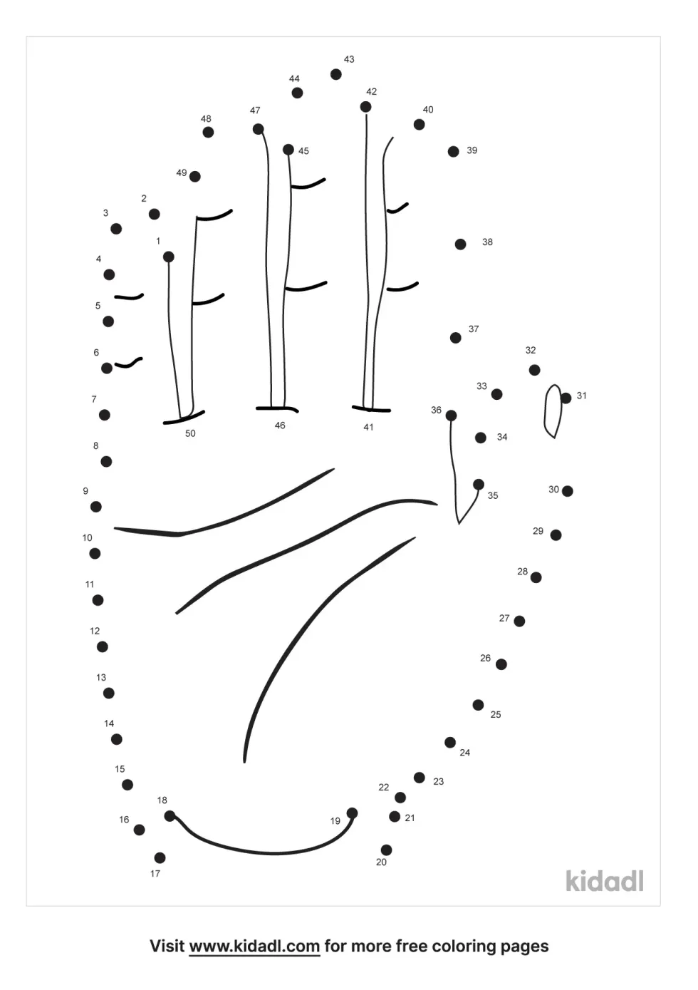 Hand Dot To Dot (Medium) | Kidadl