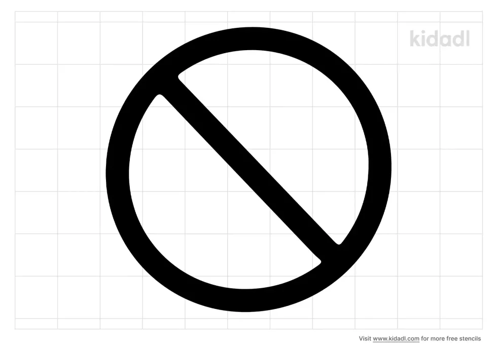 No Circle With Slash | Kidadl