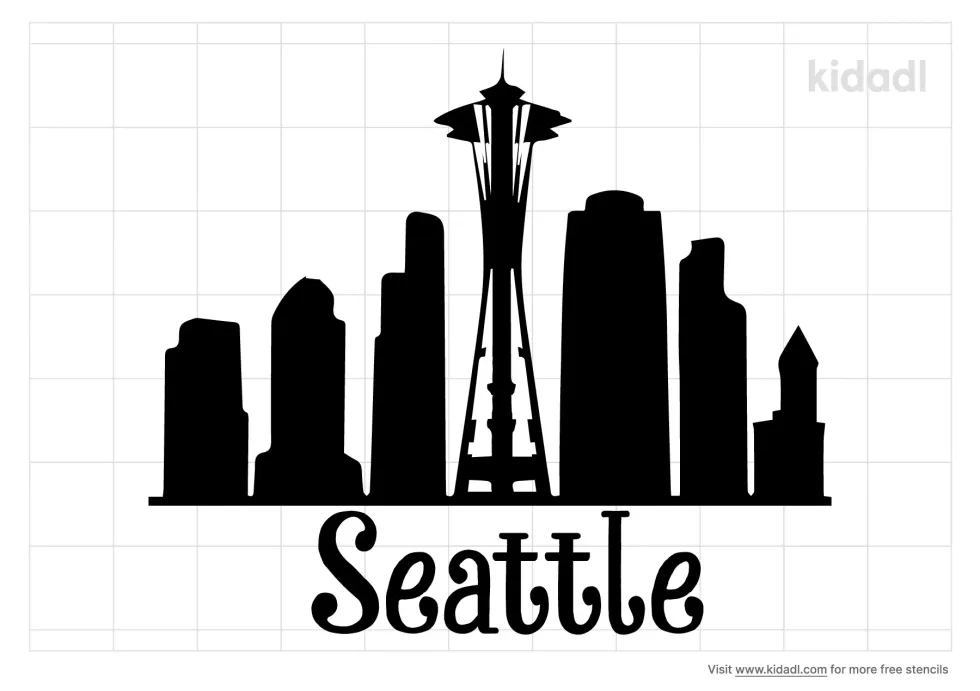 Seattle Stencil | Kidadl